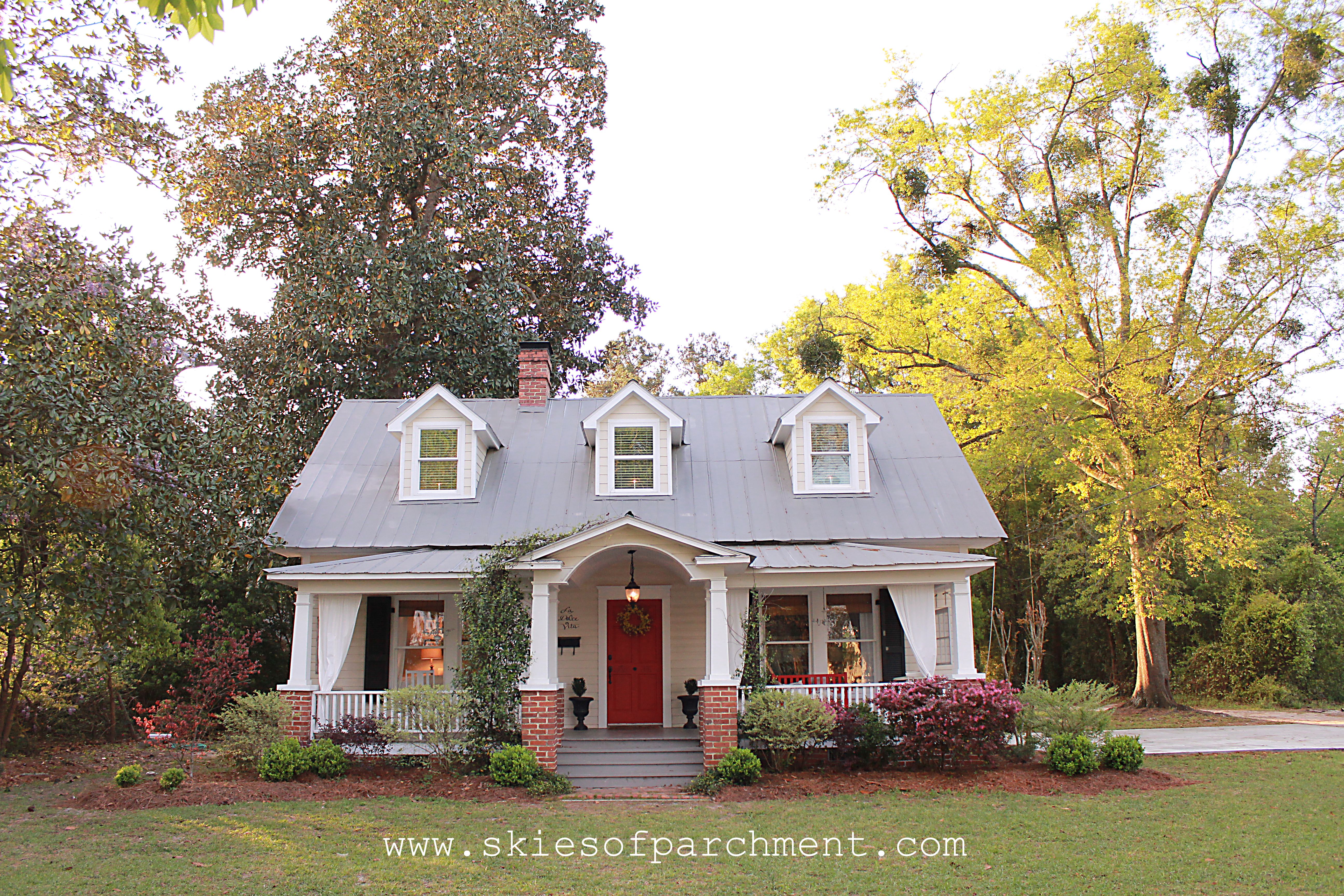 The Cottage {Exterior, Before & After} – Skies of Parchment